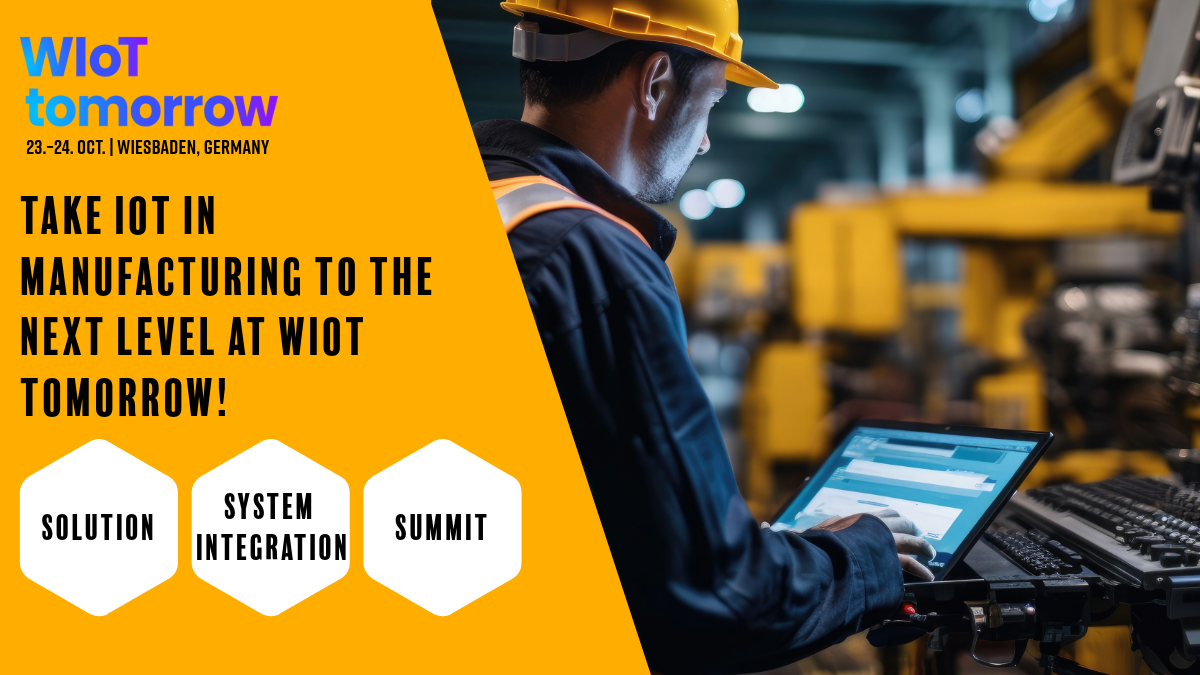 Take IoT in Manufacturing to the Next Level at WIoT tomorrow!