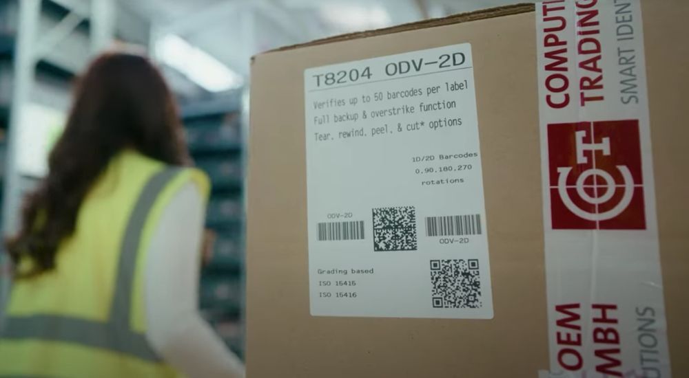COT ODV-2D Drucker: Barcodeprüfung in Echtzeit