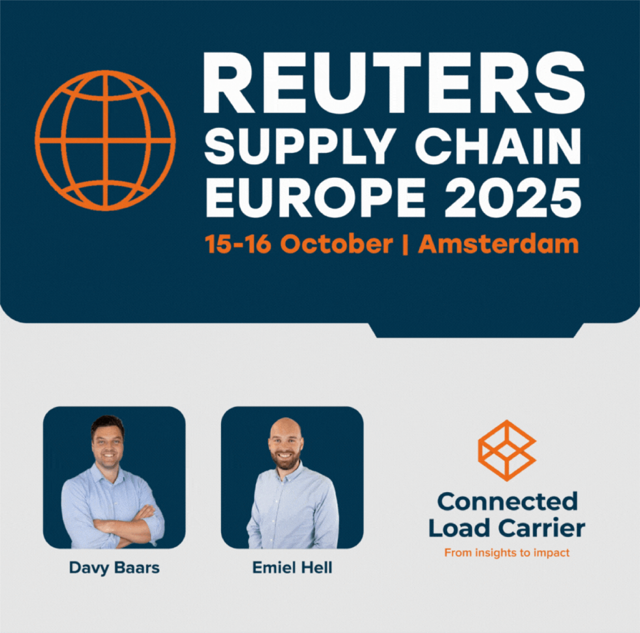 Connected Load Carrier à Reuters Supply Chain Europe 2025 à Amsterdam