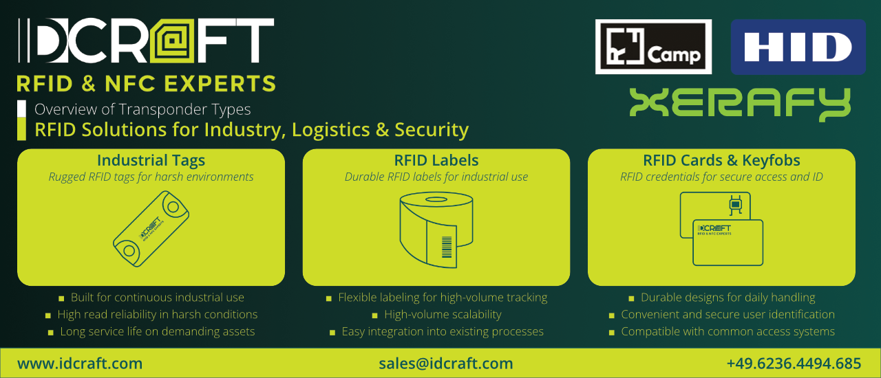 Industrial RFID Transponder Technologies & Use Cases Guide